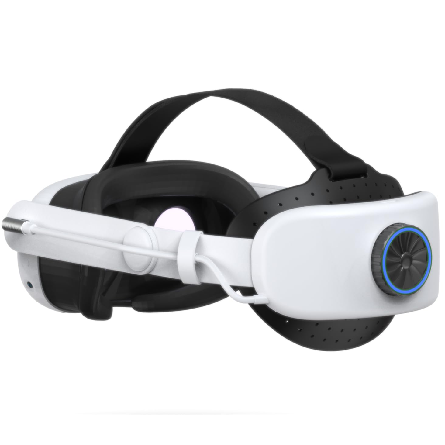 Comfort Head Strap with Battery for Meta Quest 3/Quest 3S, 8000Mah Elite Strap Battery Pack Extend 7 hrs Playtime, Adjustable Lightweight Headset Strap Accessories