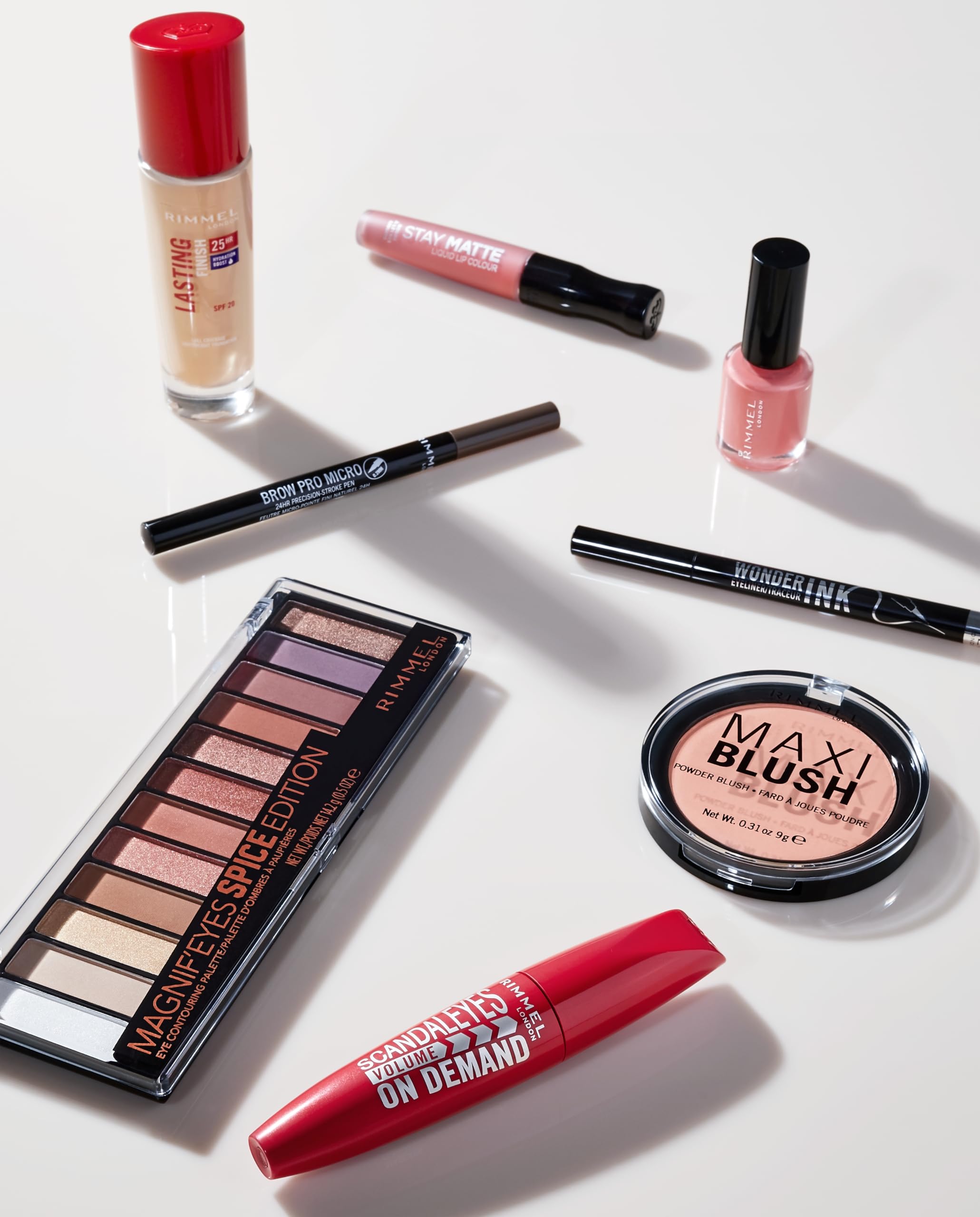 Rimmel London Stay Matte Liquid Lip Color with Full Coverage Kiss-Proof Waterproof Matte Lipstick Formula that Lasts 12 Hours - 230 Lethal Kiss, .21oz