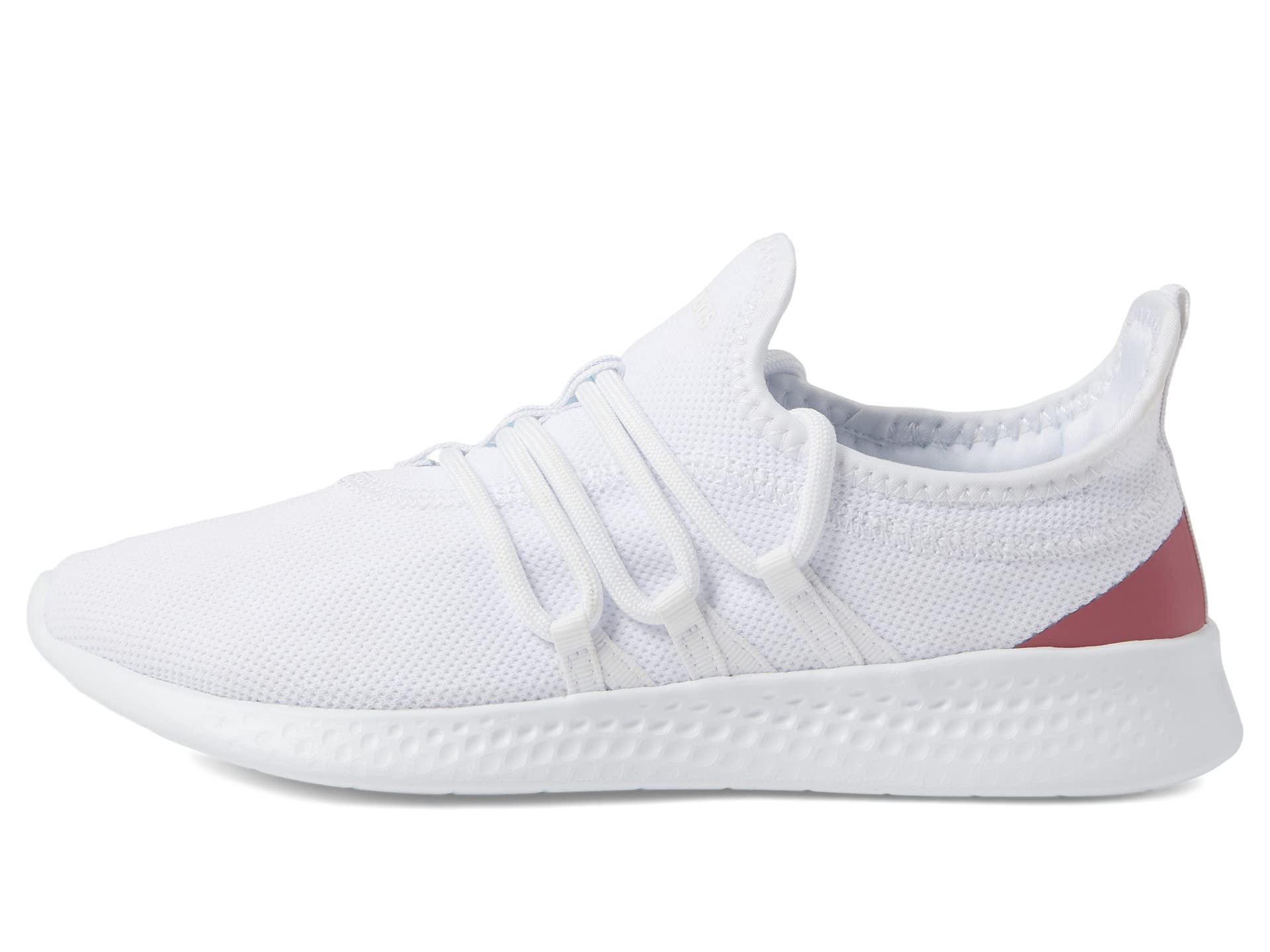 adidas Women's Puremotion Adapt 2.0 Sneaker, White/Pink Strata/Black, 10