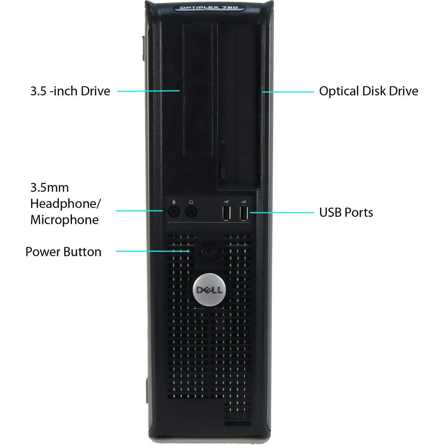 Dell Optiplex, Core 2 Duo 3.0Ghz, 1TB Hard Drive, New 8GB of Memory, Windows 10 x64, Dual 19in Monitors (Renewed)