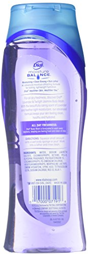 Dial Lavender & Twilight Jasmine Body Wash, 1 Count (Pack of 2)