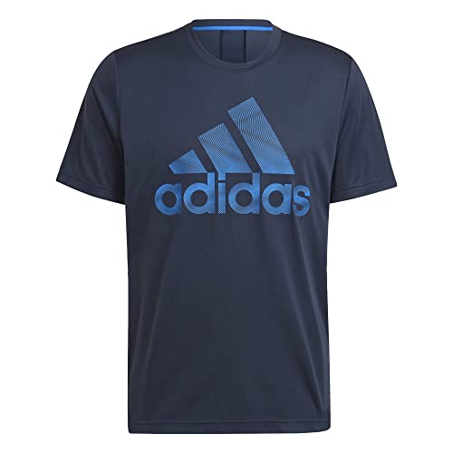 adidas Men's Seasonals Tee, Legend Ink, Large
