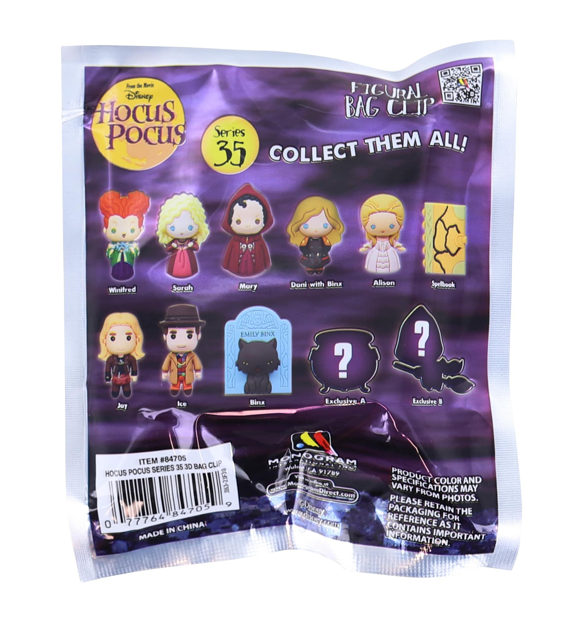 Disney Series 35 - Hocus Pocus 3D Foam Bag Clip in Blind Bag