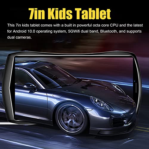Baby Tablet Eye Protection Car Theme 7 Inch Screen Home Travel Tablet for Kids (US Plug)