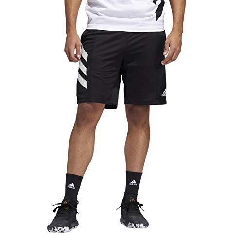 adidas Men's Sport 3-Stripes Short Black/White Small