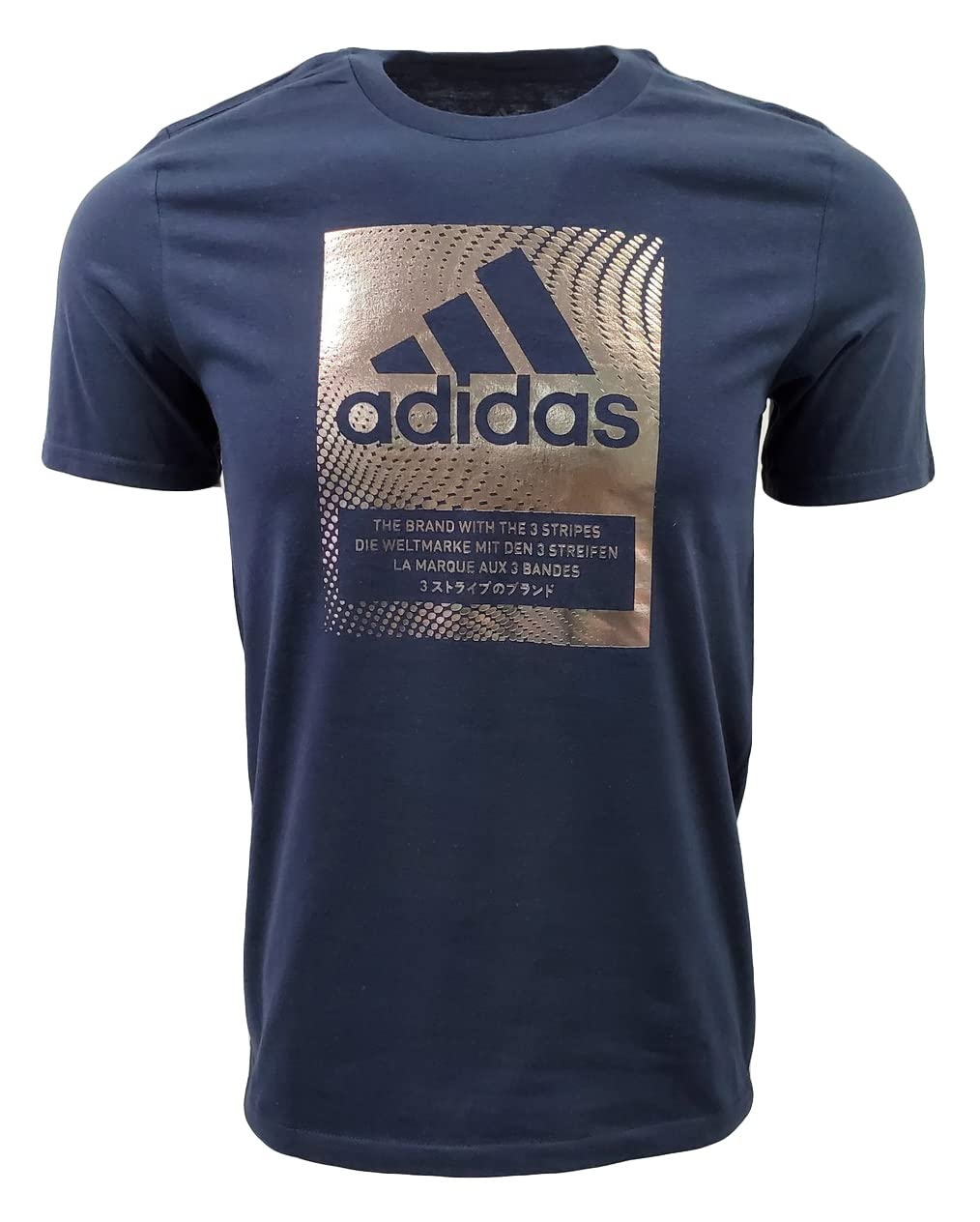 adidas Badge of Sport Box Tee Legend Ink/Silver Metallic SM