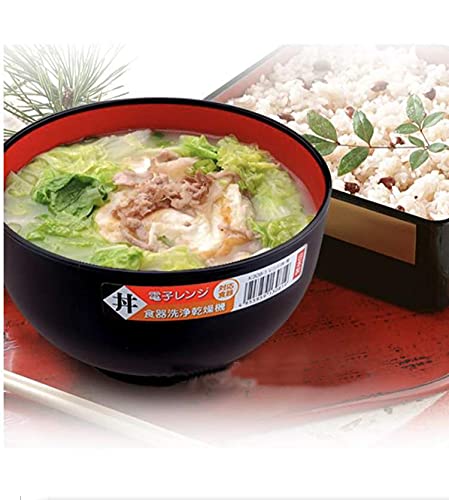 JapanBargain, Japanese Plastic Soup Bowl for Ramen Udon Pho Noodle Poke Cereal Bowl Microwave and Dishwasher Safe Made in Japan (1, 38oz)