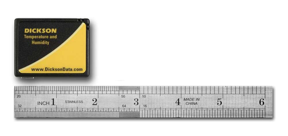 Dickson TK550 Compact Temperature and Humidity Data Logger, -4F to 158F Temperature Range, 0-95% RH Non-Condensing Humidy Range, Pack of 12