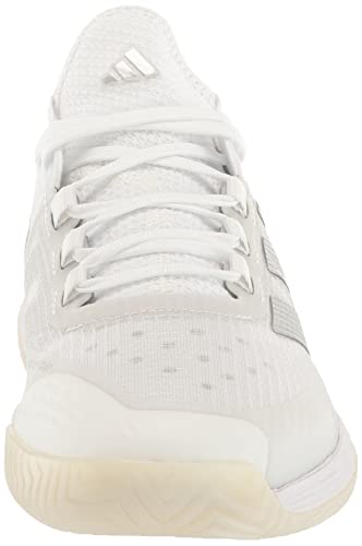 adidas Women's Adizero Ubersonic 4.1 Sneaker, White/Silver Metallic/Grey, 7.5