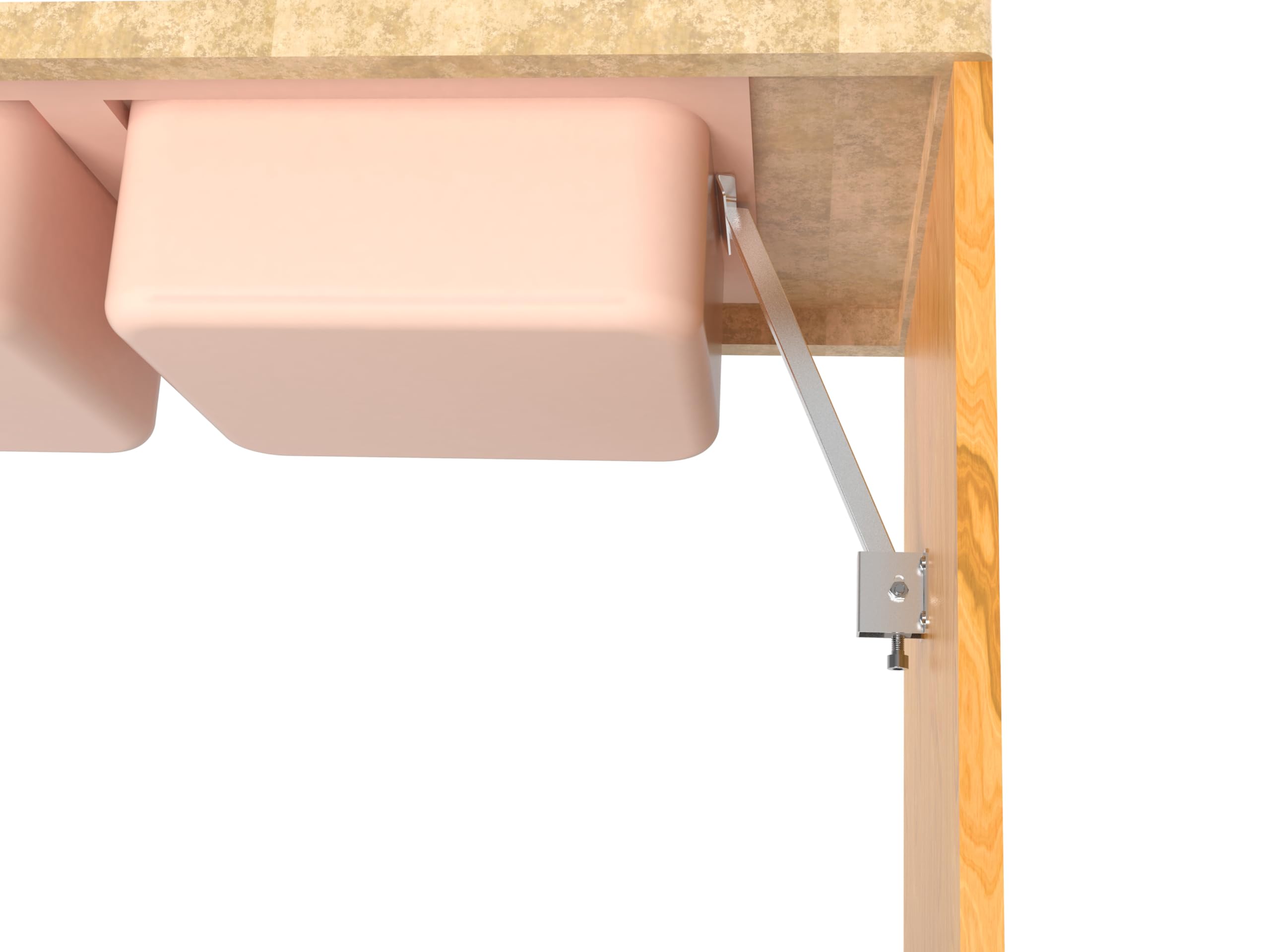 Undermount Sink Brackets,Undermount Sink Clips, Sink Repair Kit,Repair Dropped Sink, Galvanized Steel and Rust Resistant (Patent)