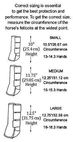 TGW RIDING Horse Sports Medicine Boots Horse Leg Wraps (Red, S)