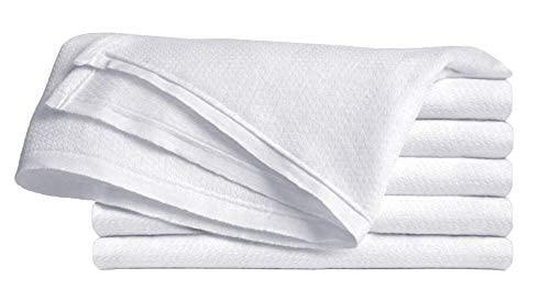Birdseye Reusable Flat Cloth Diapers 27x27 100% Cotton High Absorbency Birdseye Burp Cloth, 12 Pack