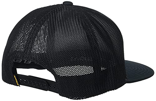 Caterpillar Men's Diesel Power Flat Bill Cap, Black, One Size