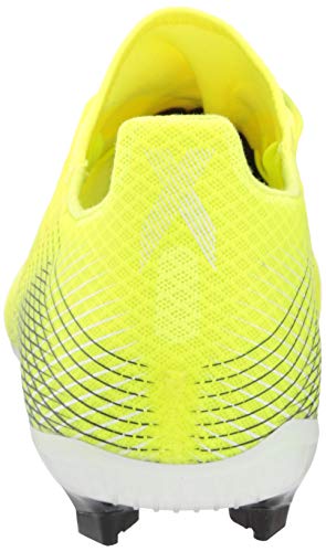 adidas Men's X GHOSTED.2 Soccer Shoe, Solar Yellow/White/Team Royal Blue, 11