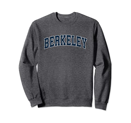 Berkeley California CA Vintage Sports Design Navy Design Sweatshirt