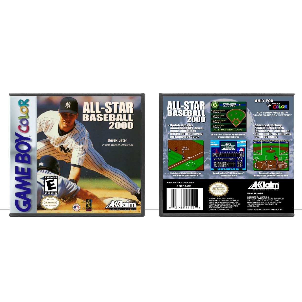 All-Star Baseball 2000 | (GBC) Game Boy Color - Game Case Only - No Game