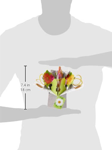 Birthday Flowers Pop-Up Greeting Card Original Second Nature 3D Pop Up Cards