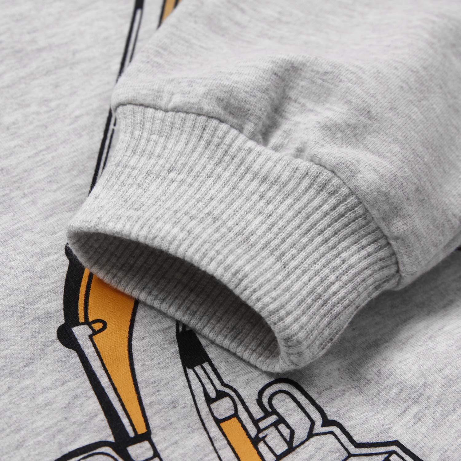 Akyzic Baby Boys Sweatshirts Excavator Long Sleeve Crew Pullover Digger Shirts Toddler Kids Winter Warm Christmas Sweater Tops 4t /110