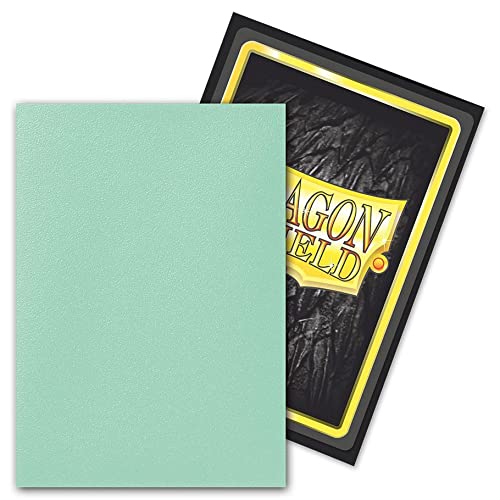 Dragon Shield Bundle: 2 Packs of 60 Count Japanese Size Dual Matte Card Sleeves - Matte Eucalyptus