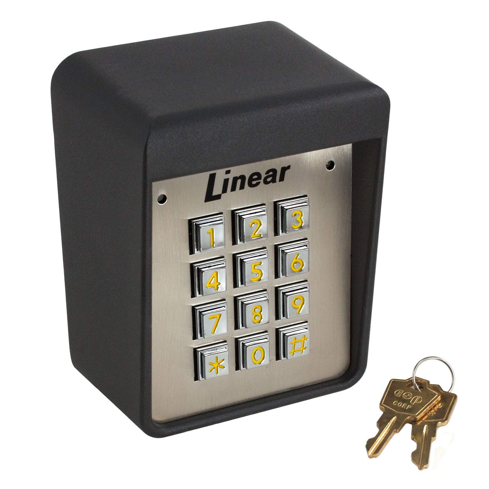 Linear AK-11, ACP00748 Stand Alone Exterior Surface-mount Digital Keypad