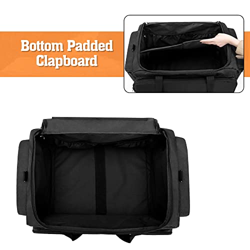 DSLEAF RC Storage Bag for 1/8 & 1/10 Car, Protective RC Carry Case with Multi Pockets for Batteries, Charger, Tools and other Accessories (Patent Design)