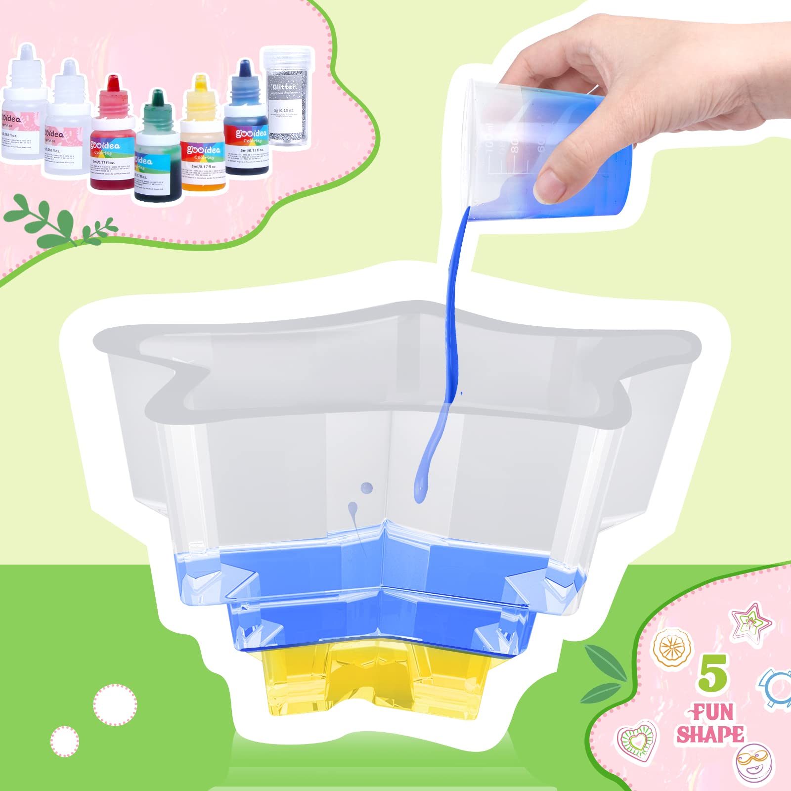Crafts for Girls Ages 8-12, 2 in 1 Soap Making Science Kit for Girls & Boys, Great Educational STEM DIY Craft Activity Gift for 6-8 8-12 Year Old Girls & Boys