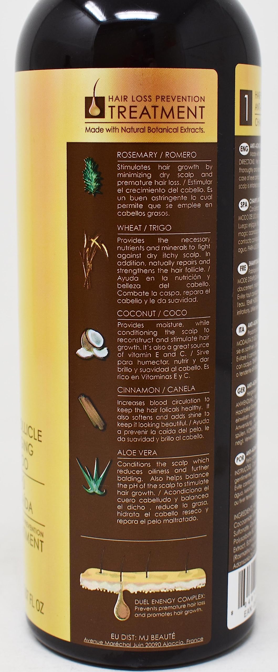 Dominican Magic Hair Follicle Anti-Aging Shampoo & Treatment 15.87oz Duo "Set"