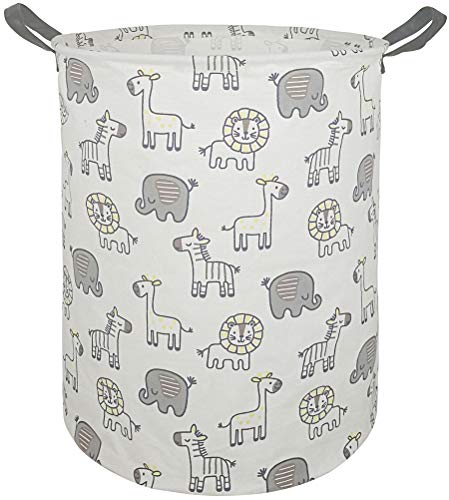 MAIZMZ Large Waterproof Storage Bin Lightweight Organizer Basket for Laundry Hamper Toy Bins Gift Baskets Dirty Clothes College Dorms Kids Bedroom Bathroom(Animals)