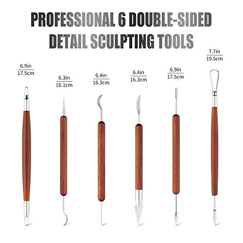 Upgraded 17 PCS Pumpkin Carving Kit for Adults & Kids with Professional Detail Sculpting Tools, Heavy Duty Stainless Steel Knife Set with Carrying Case for Halloween Decoration