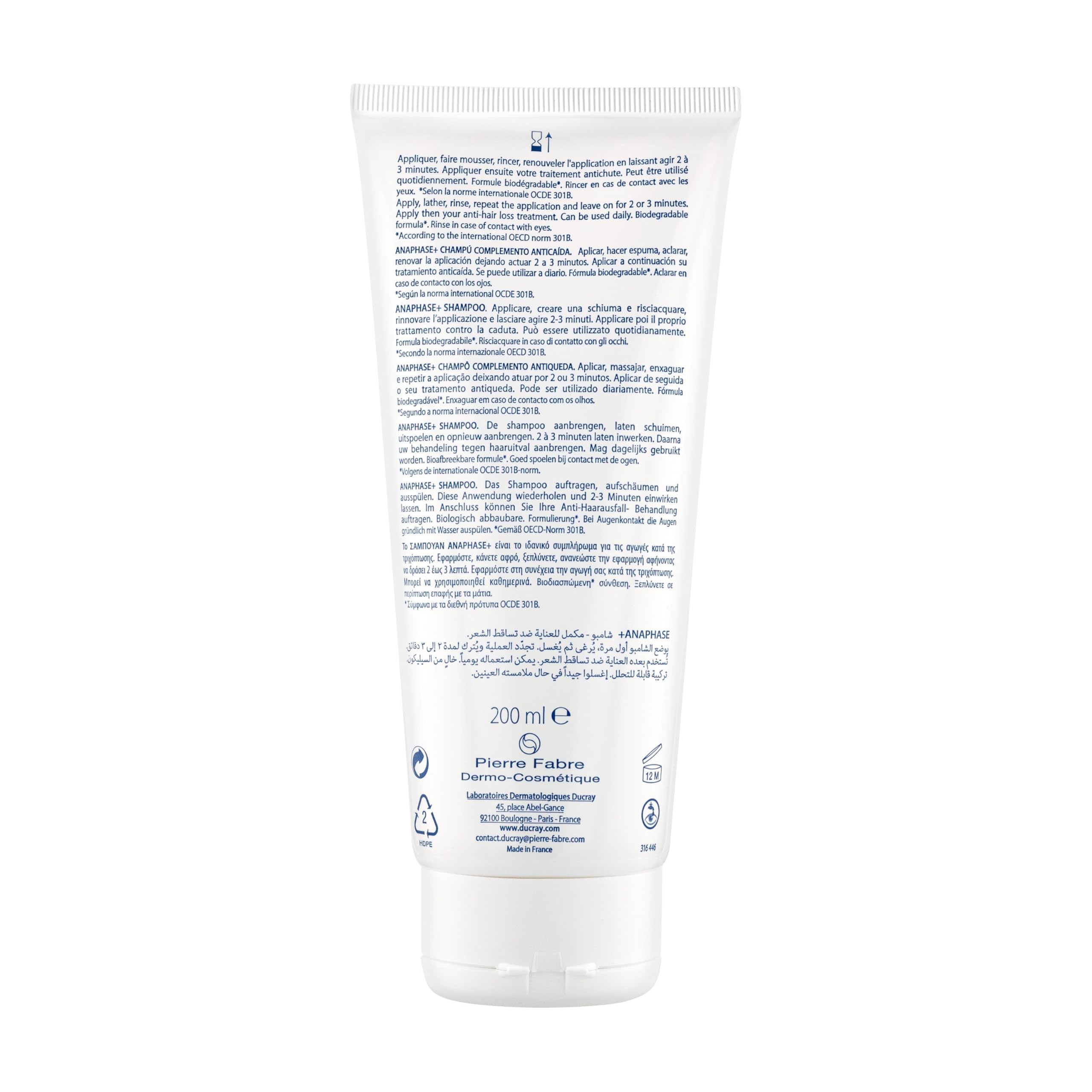 Ducray Anaphase Stimulating Cream Shampoo 200ml