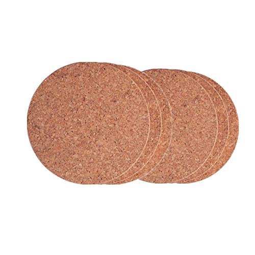 HAPPY COASTER CARDS Cork Trivet Heat 7"(Pack of 6)