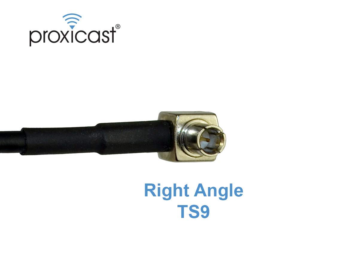 Proxicast 5 dBi External 4G / LTE Magnetic Antenna for AT&T Nighthawk M5 / MR5100, M1 / MR1100, Velocity 2, Verizon Jetpack 8800L & Others MiFi Hotspots w/ TS9 Connector - 2 Pack (ANT-120-007-TS9-2PK)