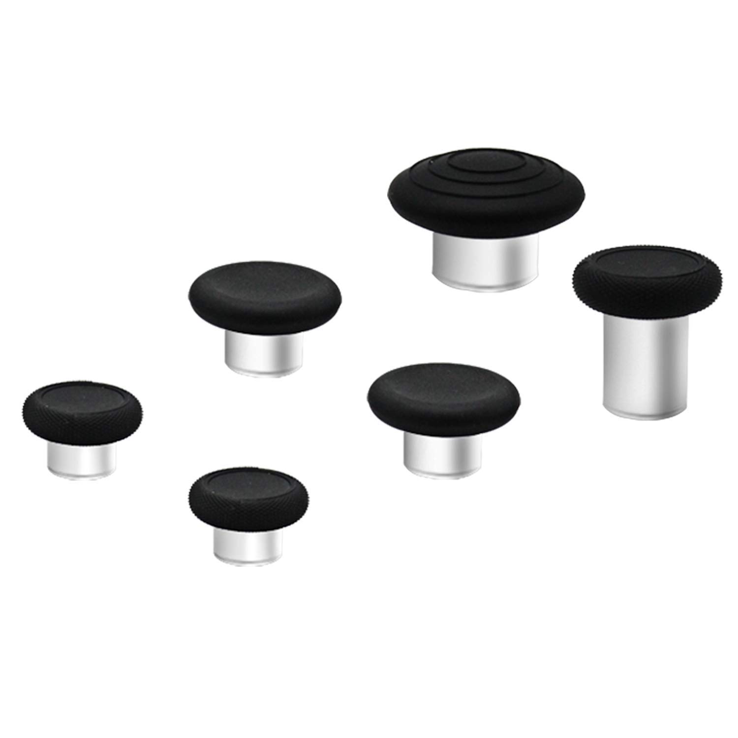 6 in 1 Metal Thumbsticks Grip Joysticks Replacement for Xbox One Elite Series 2 Controllers(1797) - Blue