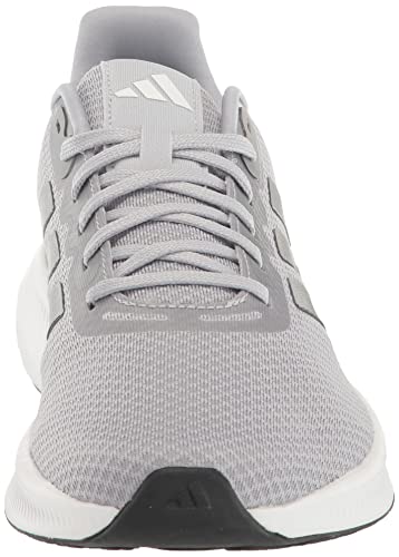 adidas Women's Runfalcon 3.0 Sneaker, Halo Silver/Silver Metallic/Core Black, 7.5
