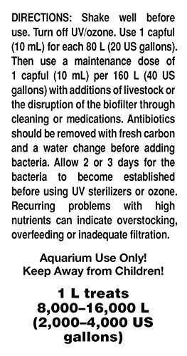 Seachem Pristine Natural Waste Management - Organic Sludge and Detritus Eliminator 1 L