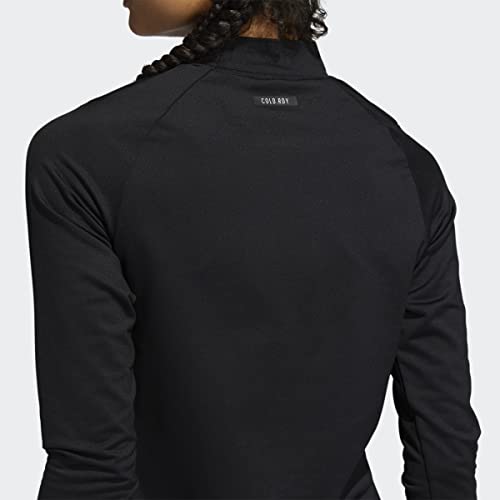 adidas Golf Women's Standard Sport Performance Primegreen Cold.RDY Long Sleeve Mock, Black, XS
