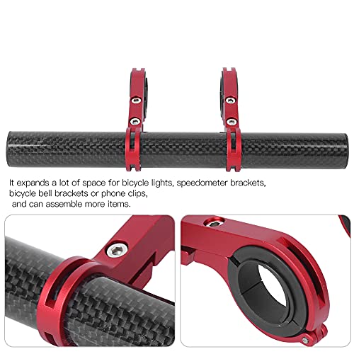 Aluminum Alloy Multi‑function Extension Bracket Durable for MTB for Road Bike for Adult Bikes for Folding Bike(red)