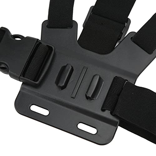 Cellphone Selfie Chest Mount, Stretchable ABS Adjustable Angle Phone Selfie Neck Holder Kit for Skiing