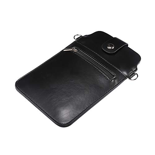 Cellphone Touch Screen Purse for Women, Crossbody Shoulder Pouch for iPhone 14 13 12 11 Pro Max iPhone XR XS Max 8 7 Plus Google Pixel 7 6 Pro 5a 5 4a 5G 4 XL 3a XL OnePlus 11 (Black)