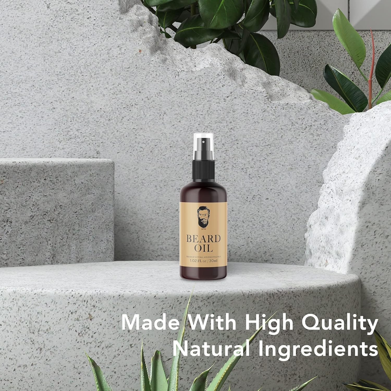 Barbology LONDON Vegan Multi-Purpose Beard Oil for Eliminating Dandruff and Impurities in Hair, 1.02 oz