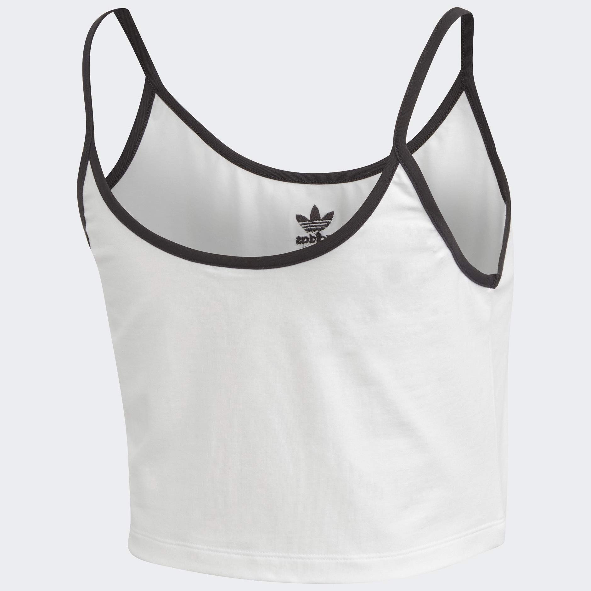 adidas Originals Women's Spaghetti Strap Top, White/Black, XL
