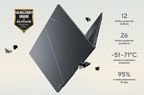 Asus Zenbook 14.5/in 2.8K(2880 x 1800) 120Hz OLED Laptop, 14-Core i7-13700H Evo, 100 Percent DCI-P3, WiFi 6E, 2X Thunderbolt 4, Harman Kardon, Widnows 11, w/Mousepad (16GB LPDDR5 RAM | 1TB PCIe SSD)