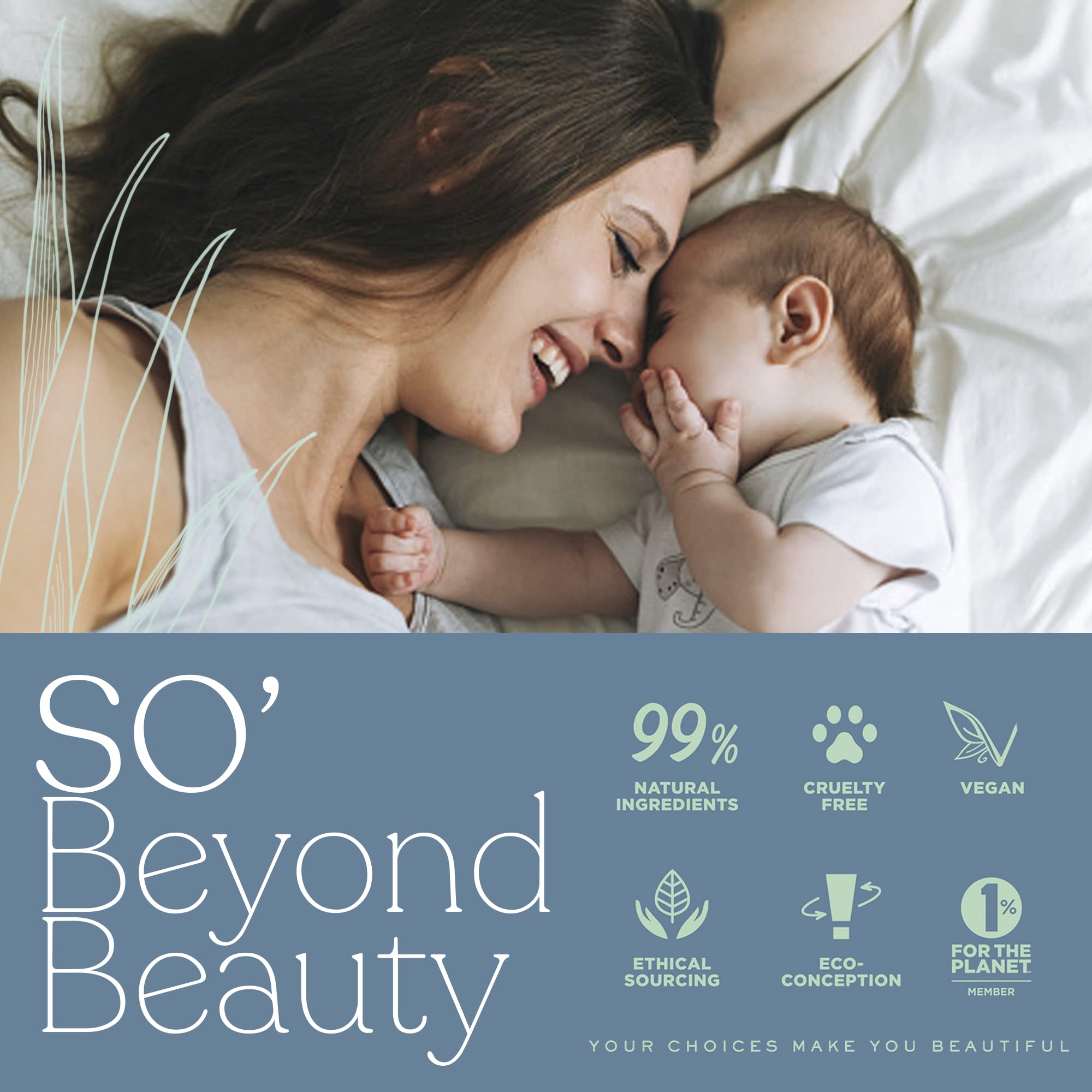 SO'BiO étic | Baby Cleansing Wipes | Organic & Biodegradable Micellar Water Wet Wipe Skin Cleanser for Newborn, Infant, Toddler | 70 Wipes