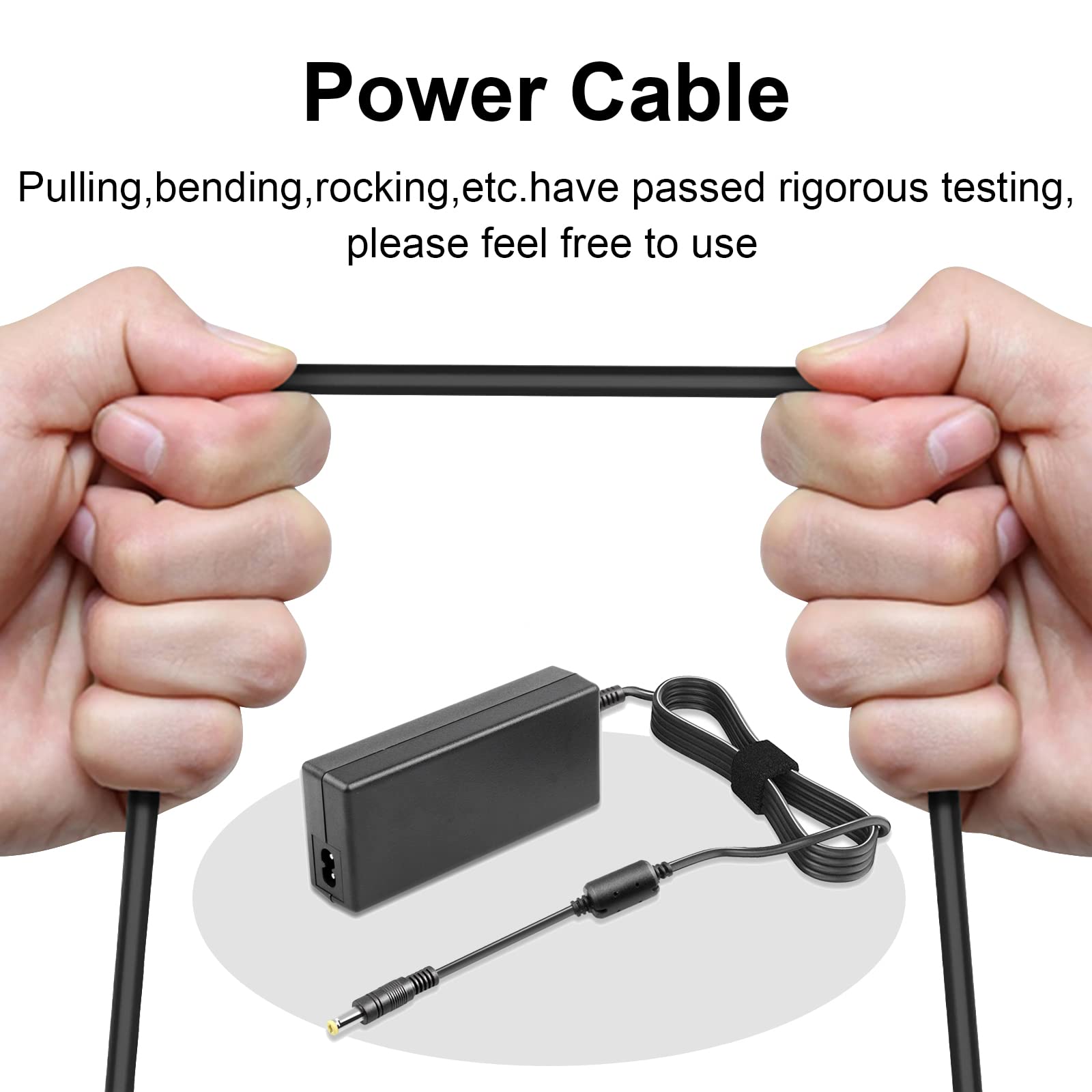 Futurebatt 19V 4.74A 90W AC Adapter Charger for Vizio E320VP M261VP LED LCD TV Power Supply Power Supply Cord