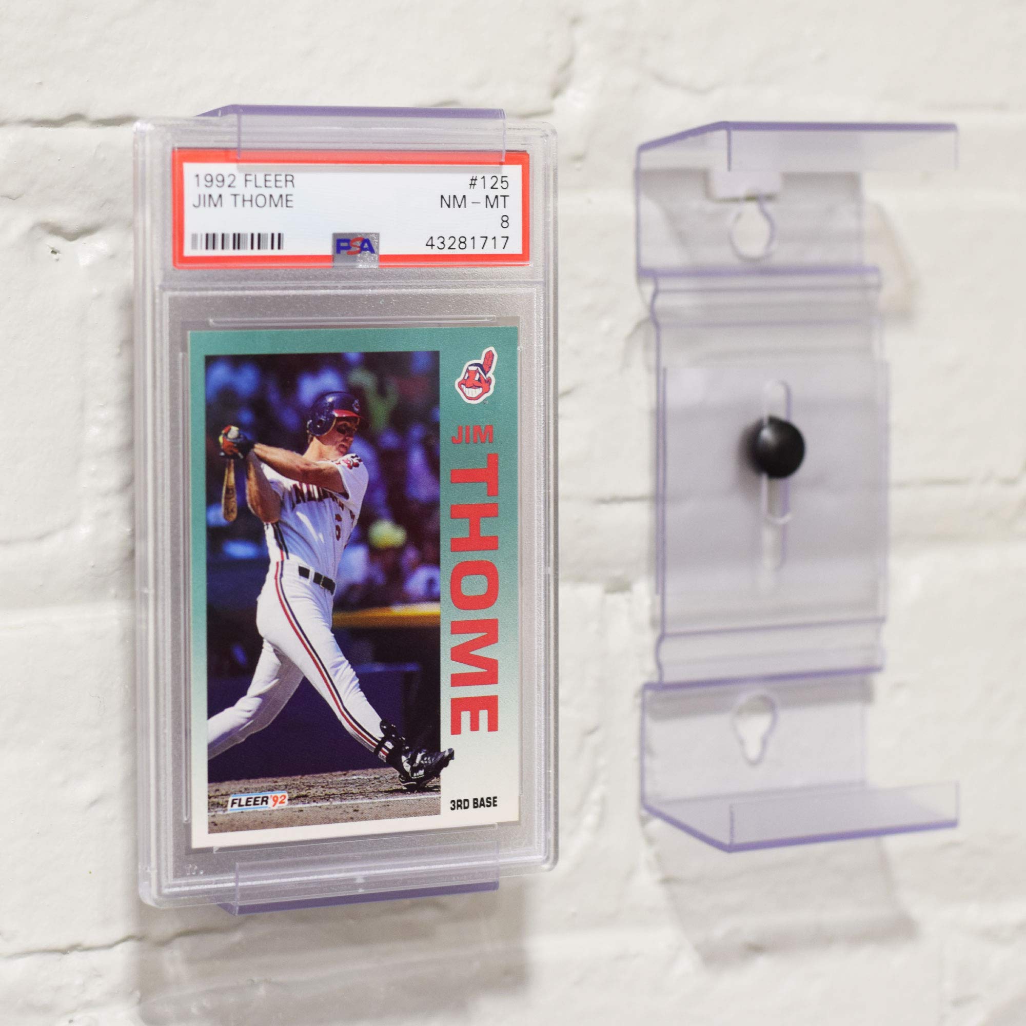 CollectorMount Card Mount 1 Pack, for Graded PSA Trading and Sports Cards, Shelf Stand or Wall Mount Display