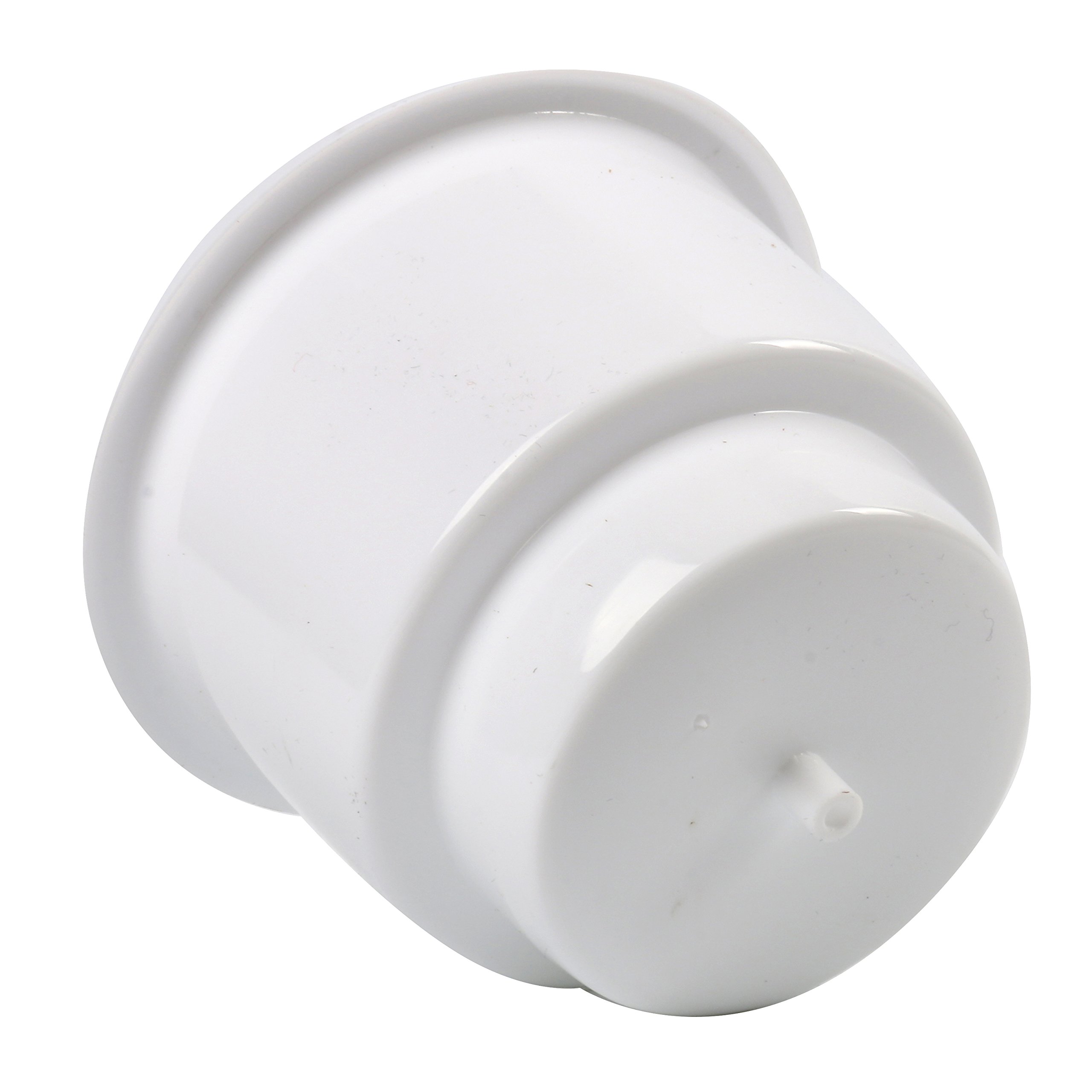 Amarine Made 10Pcs Recessed Drop in Plastic Cup Drink Can Holder with Drain for Boat Car Marine Rv (White)
