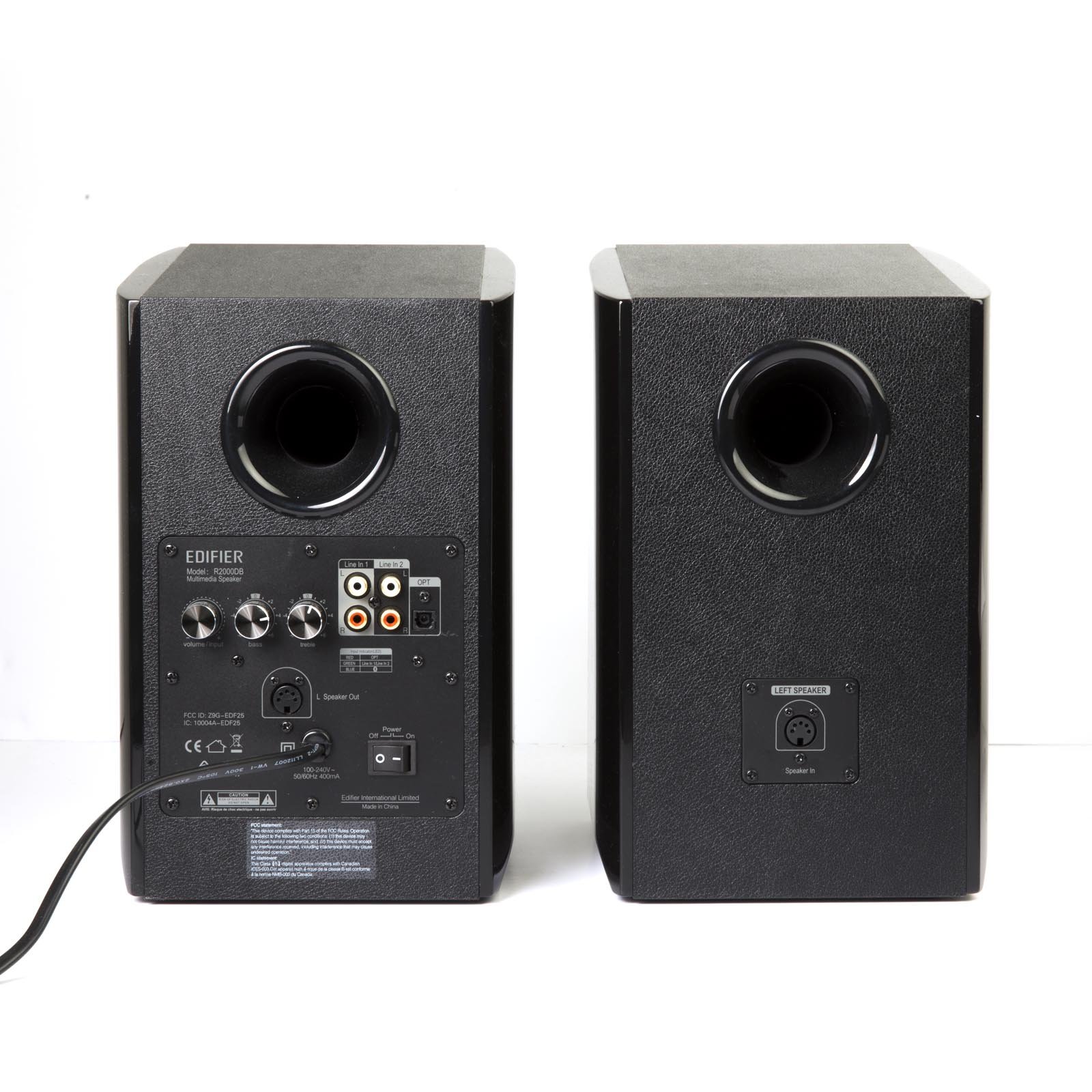 Edifier R2000DB Active Bluetooth Bookshelf Speakers - Optical Input - 2.0 Wireless Near-Field Studio Monitor Speaker - 120 Watts RMS with 5″ Large Woofer – Black