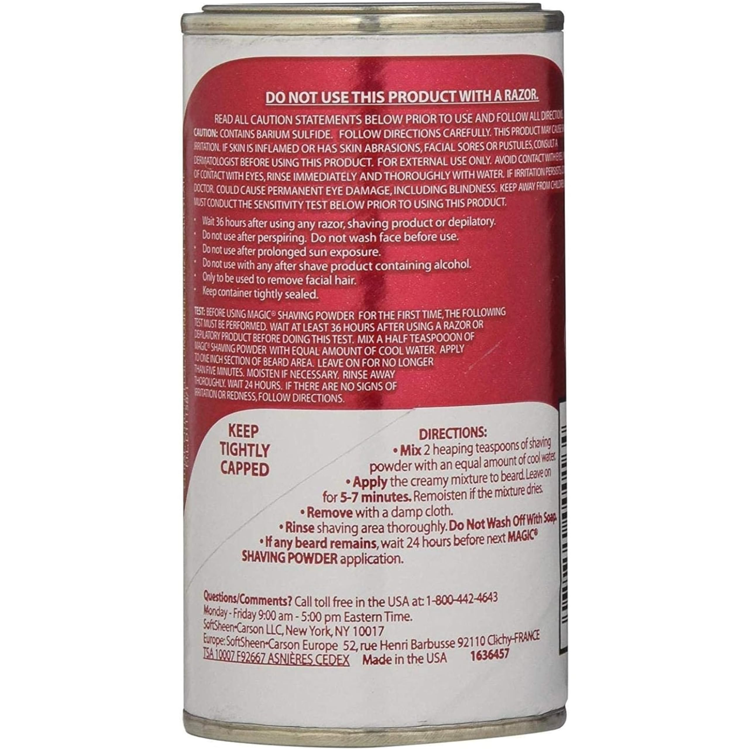 Magic Red Shaving Powder 5.0 oz. Extra Strength Depilatory by Magic
