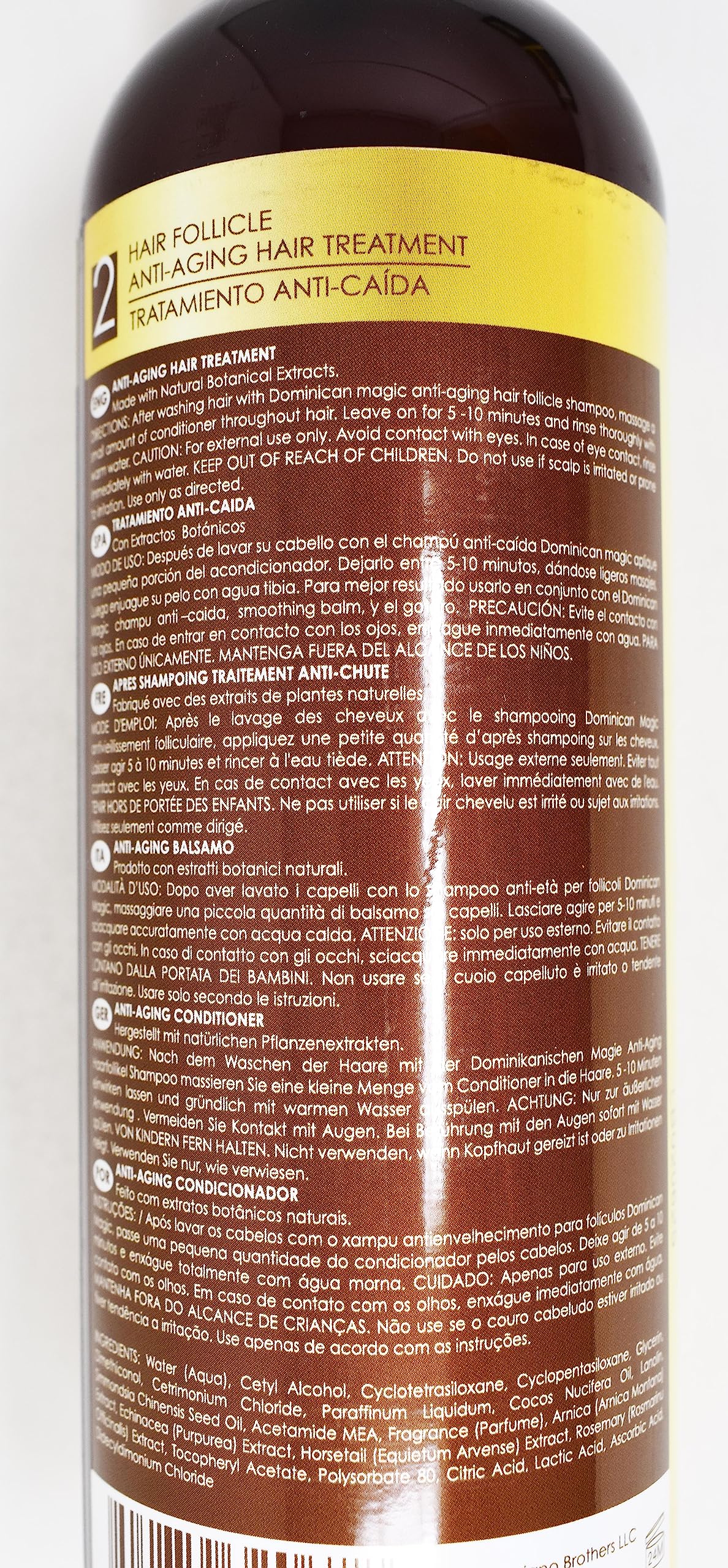 Dominican Magic Hair Follicle Anti-Aging Shampoo & Treatment 15.87oz Duo "Set"