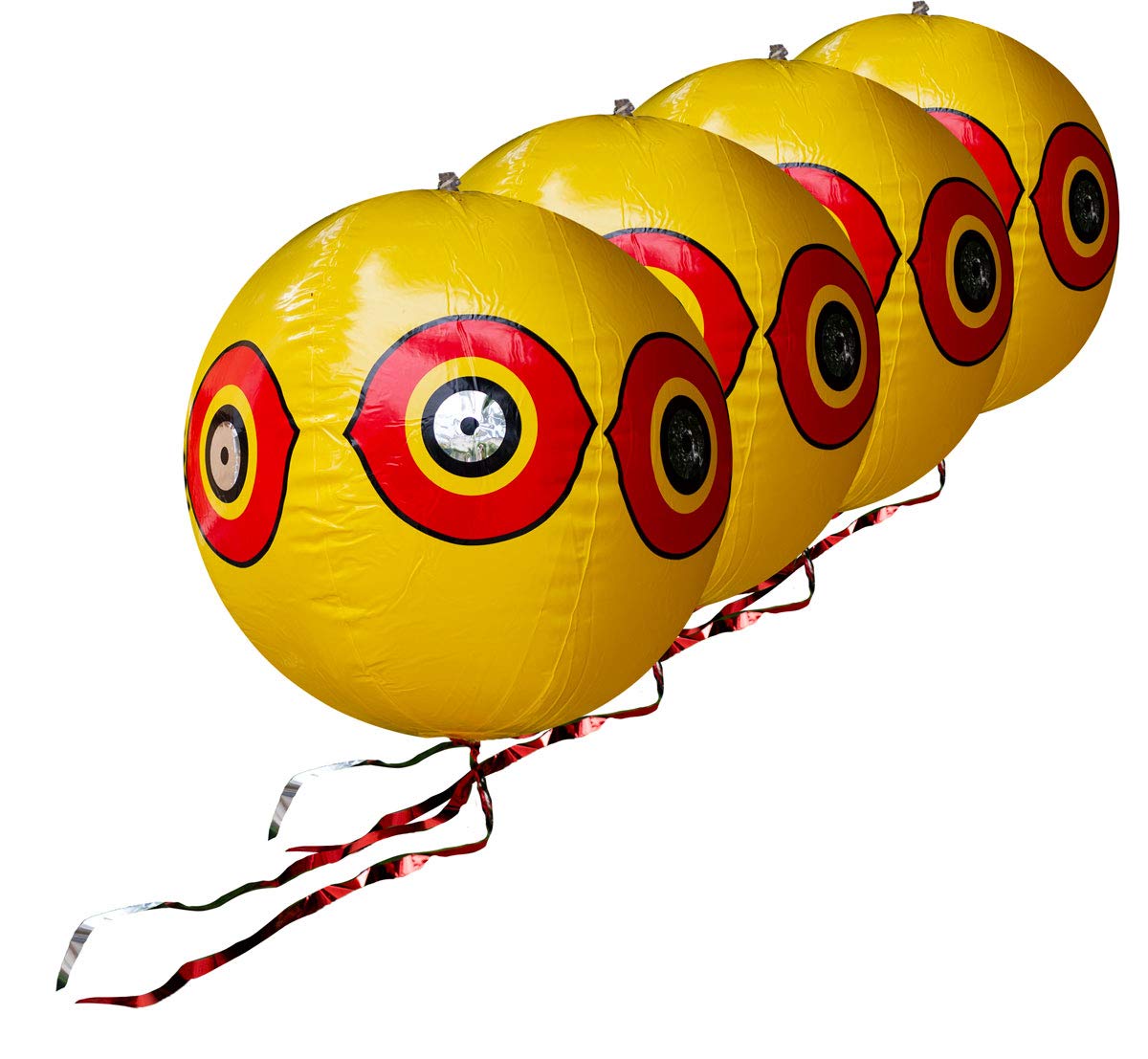 Bird Repellent Predator Eye Balloon Bird Deterrent Scares Birds, Bird Scare Devices (Pack of 4)
